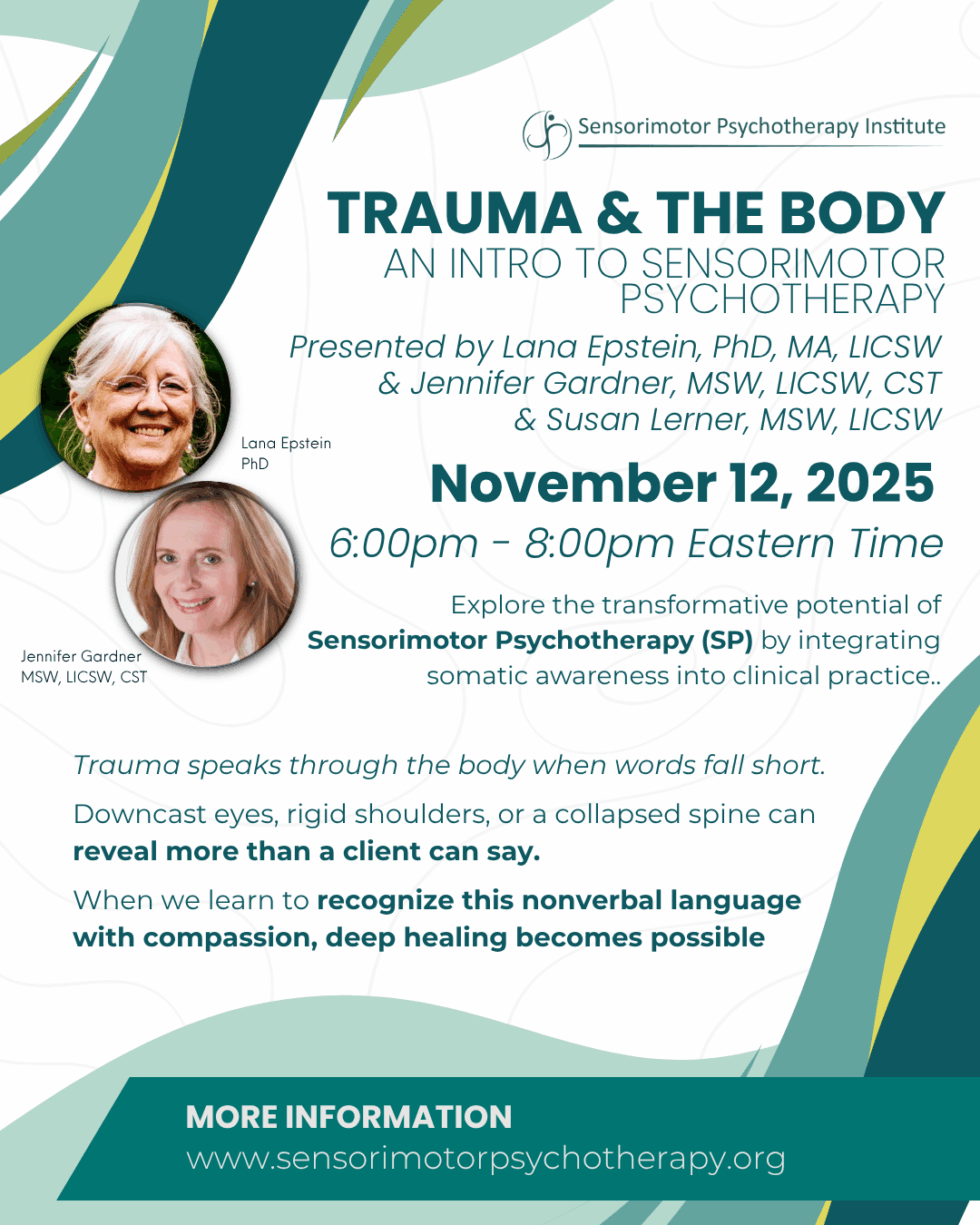 Trauma & the Body - Eastern Time Zone Region - Sensorimotor ...